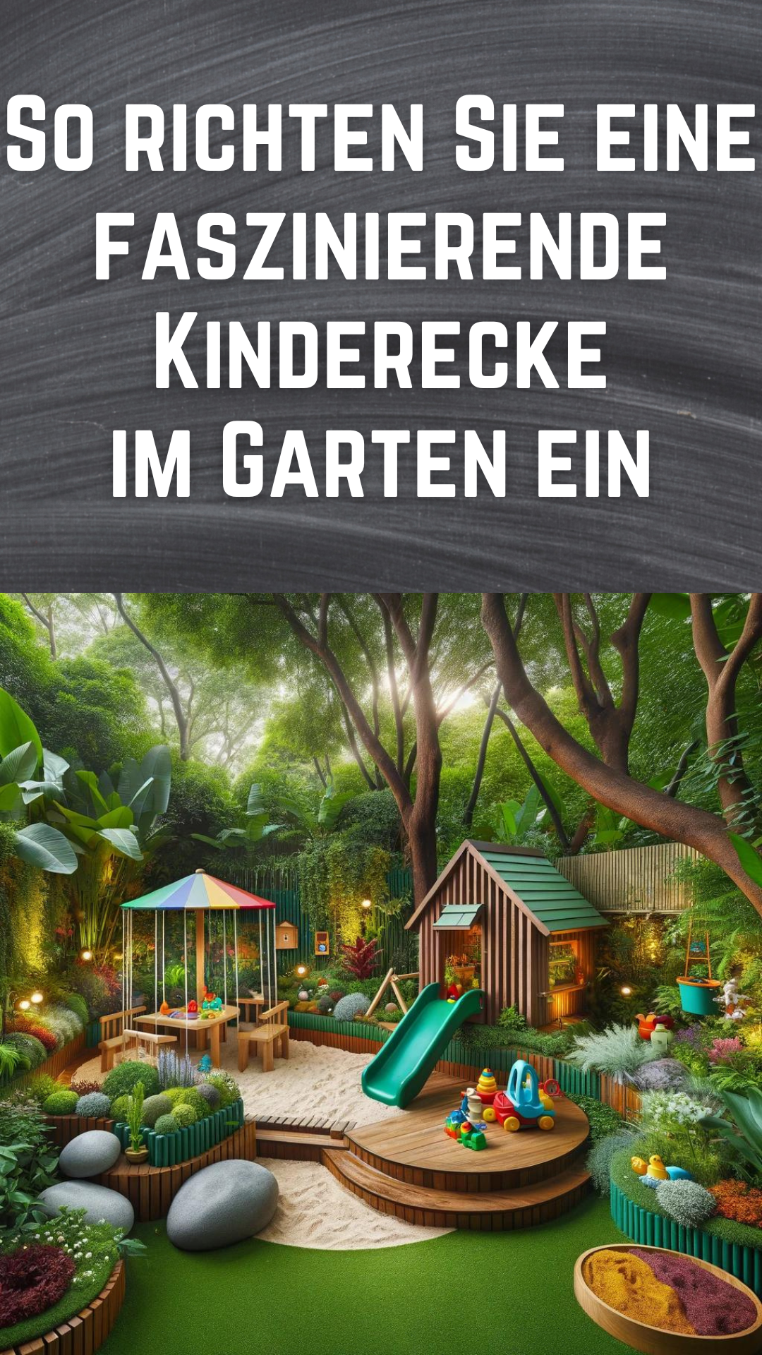 So richten Sie eine faszinierende Kinderecke im Garten ein – Tipps und ...