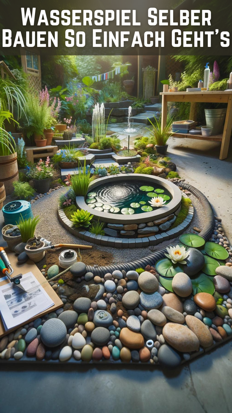 Unglaubliche Tipps wie du dein eigenes Wasserspiel selber bauen kannst | Garten Ideen