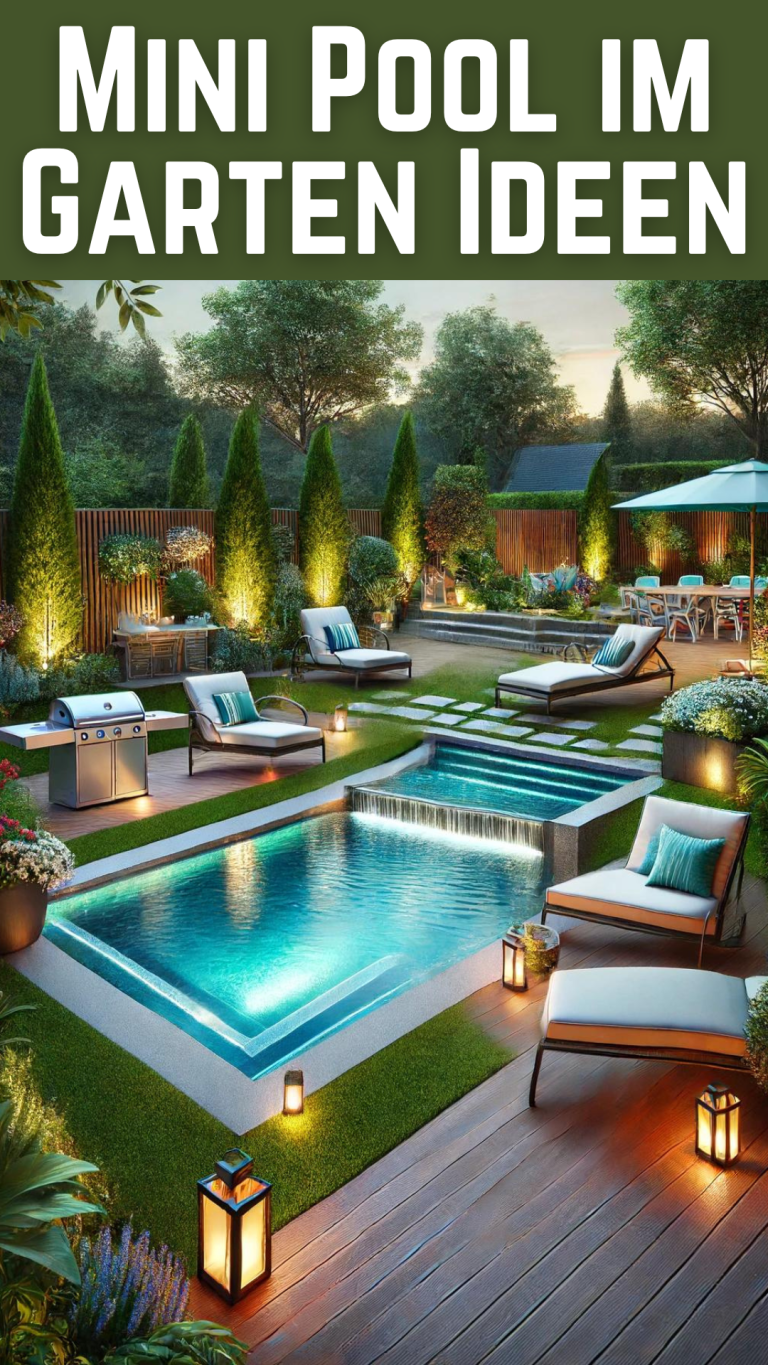 Mini Pool im Garten Ideen für das perfekte Sommerparadies | Garten Ideen