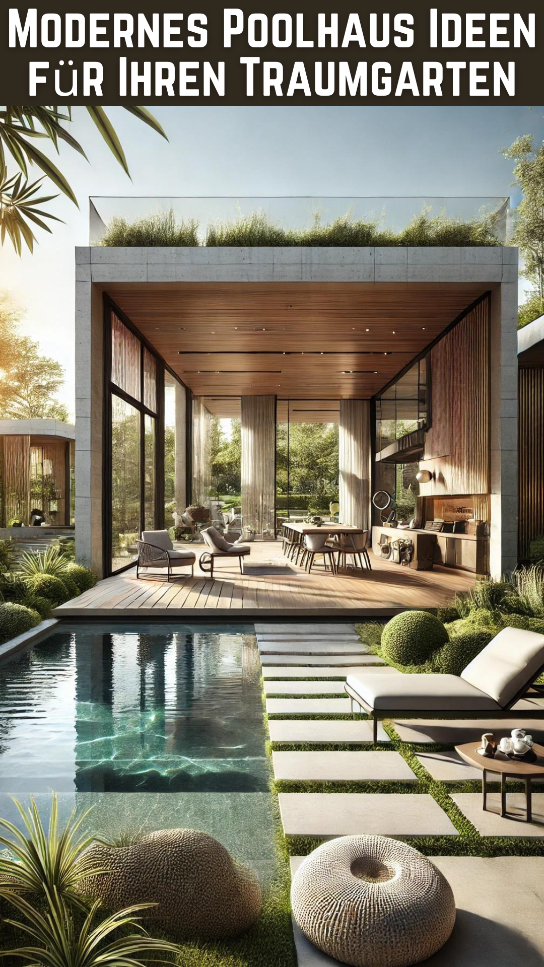 Modernes Poolhaus Ideen für Ihren Traumgarten | Garten Ideen