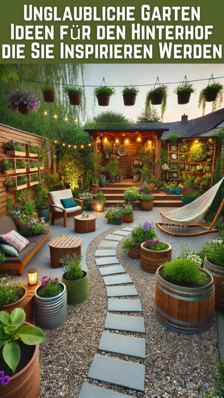 Unglaubliche Garten Ideen für den Hinterhof die Sie Inspirieren Werden ...