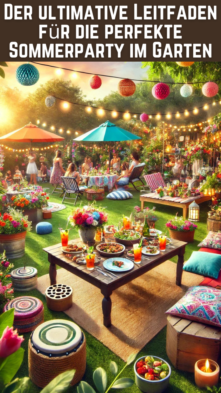 Der ultimative Leitfaden für die perfekte Sommerparty im Garten | Garten Ideen