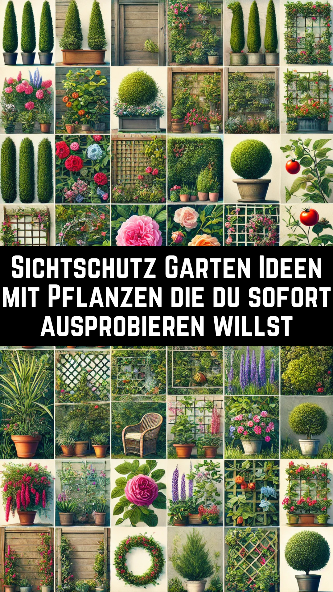 Sichtschutz Garten Ideen mit Pflanzen die du sofort ausprobieren willst ...