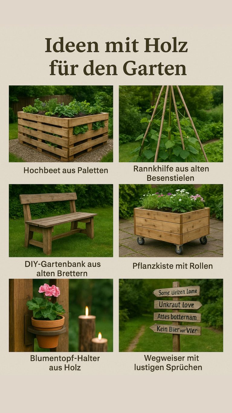 Ideen mit Holz für Garten selbstgemacht die du lieben wirst | Garten Ideen