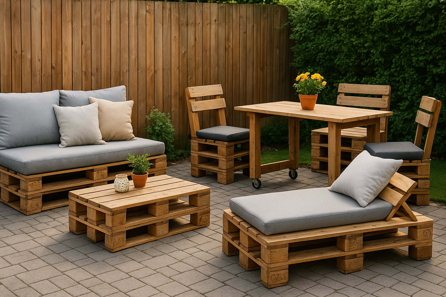 Gartenmobel Aus Paletten Bauen