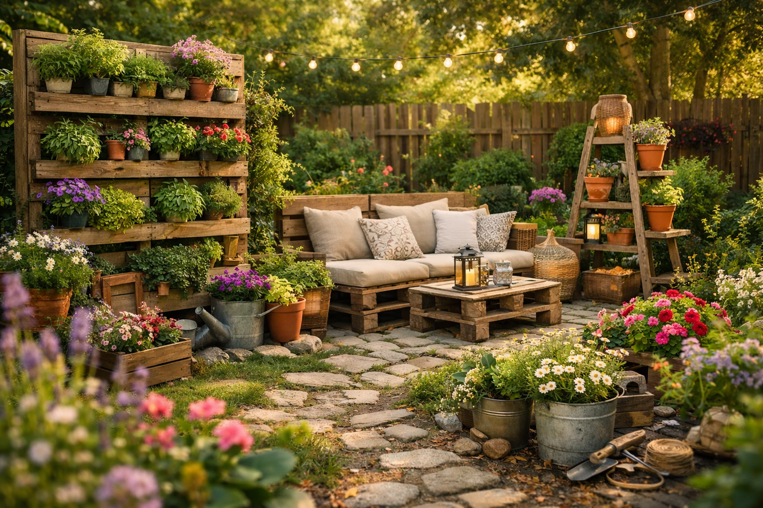 Stilvolle Garten Kreative Ideen Bilder